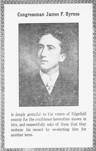 Today in History: James F. Byrnes | Citizen U Primary Source Nexus